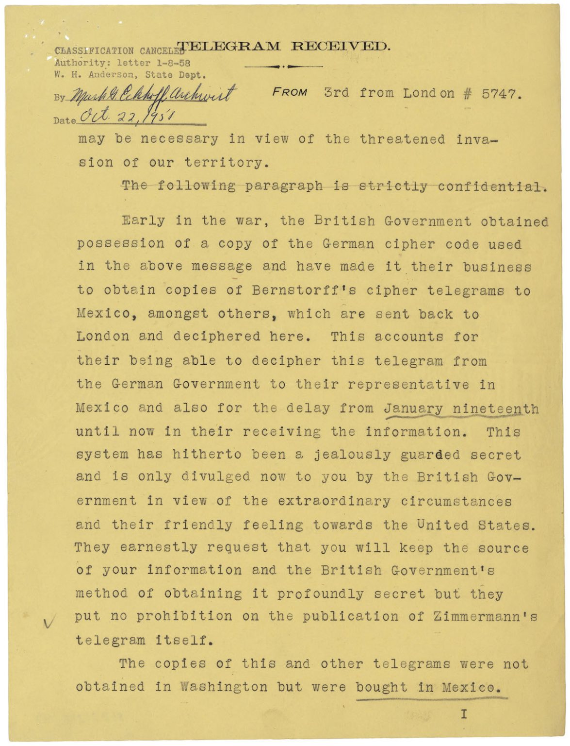 How the Zimmermann Telegram Contributed to America Entering the War ...