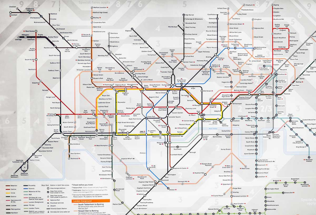 In Pictures: The Evolution of the London Tube Map
