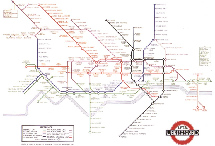 In Pictures: The Evolution of the London Tube Map