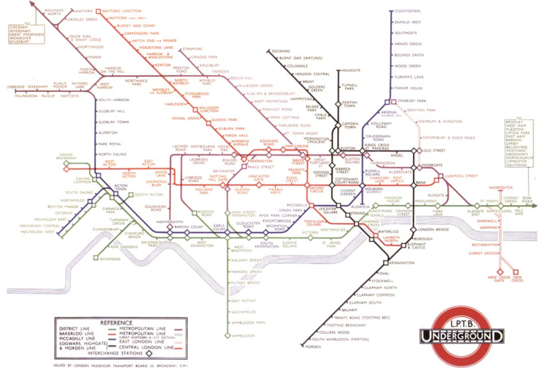 In Pictures: The Evolution of the London Tube Map