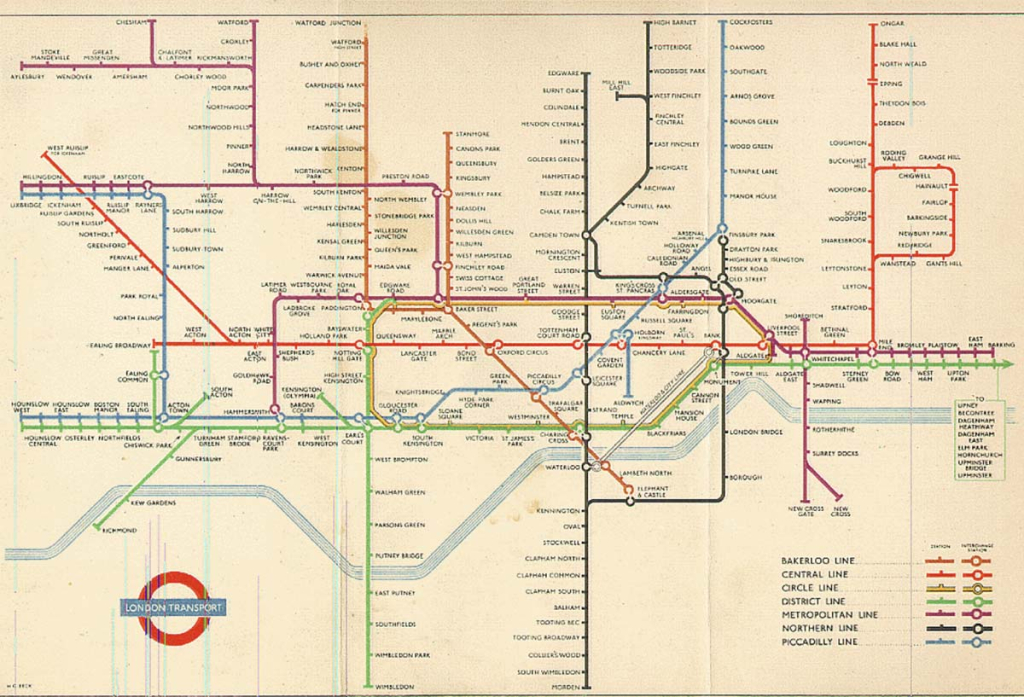In Pictures: The Evolution of the London Tube Map