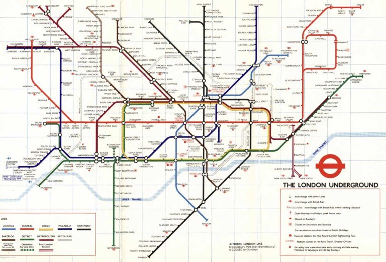 In Pictures: The Evolution of the London Tube Map